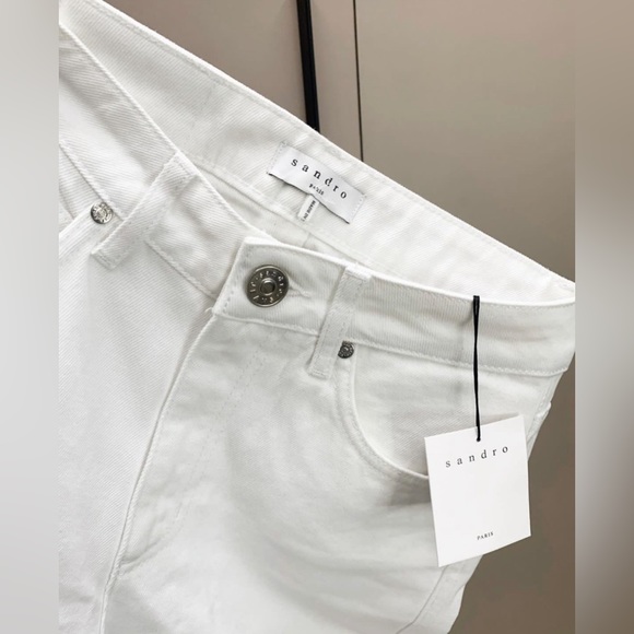 Sandro | Jeans | Sandro White Jeans Brand New With Tags | Poshmark